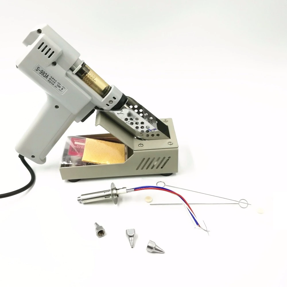 110V/220V Desoldering Gun Electric absorb gun S 993A Electric Vacuum ...