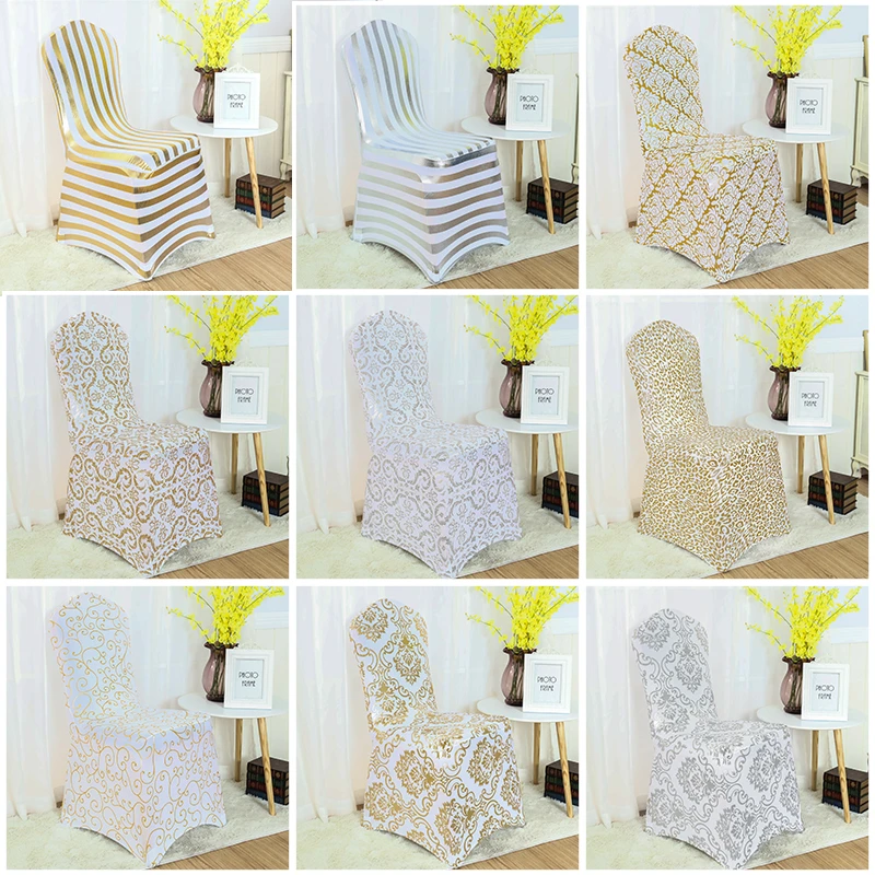10 Colours Print Chair Cover Pattern Spandex Chair Cover For Wedding ...