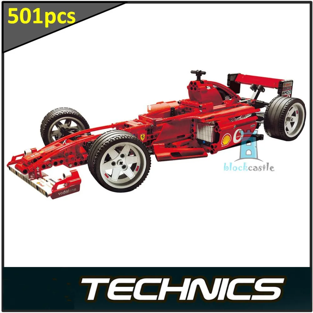 NEW Formula Racing Car 1:10 F1 Model Building Blocks Policeman Toys For ...