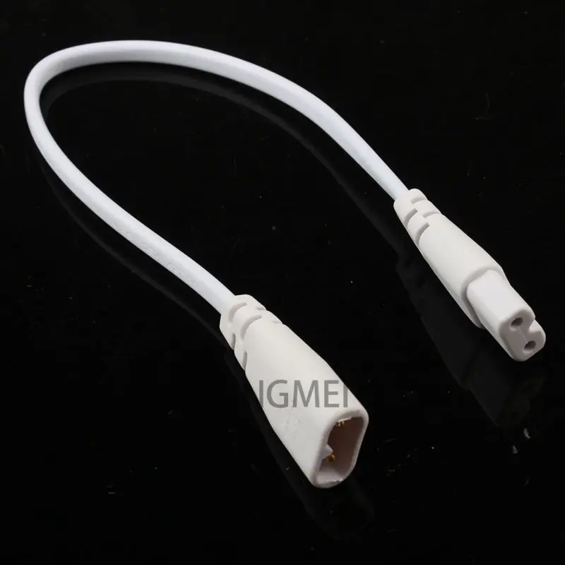 1 piezas de tubo LED conector de 2 pines esquina línea macho y hembra ...