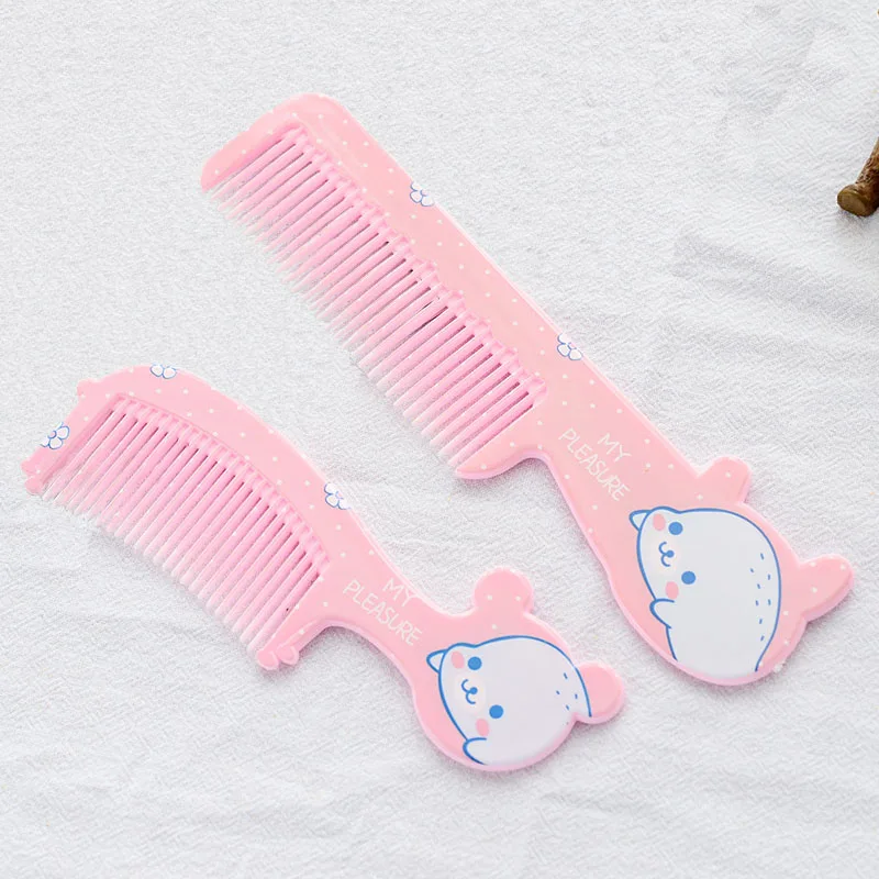 1pc Cute Children Cartoon Makeup Head Comb Small Girl Hair Comb Girl ...