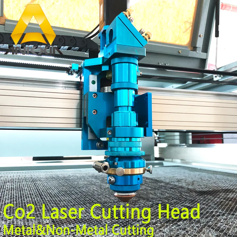 150W To 500W Co2 Laser Metal Cutting Head For Metal Non Metal Cut Auto ...