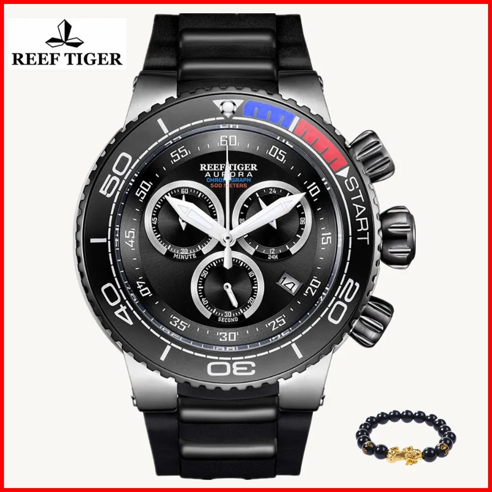 2019 Reef Tijger/RT Topmerk Luxe Militaire Horloges Mannen Sport Steel ...