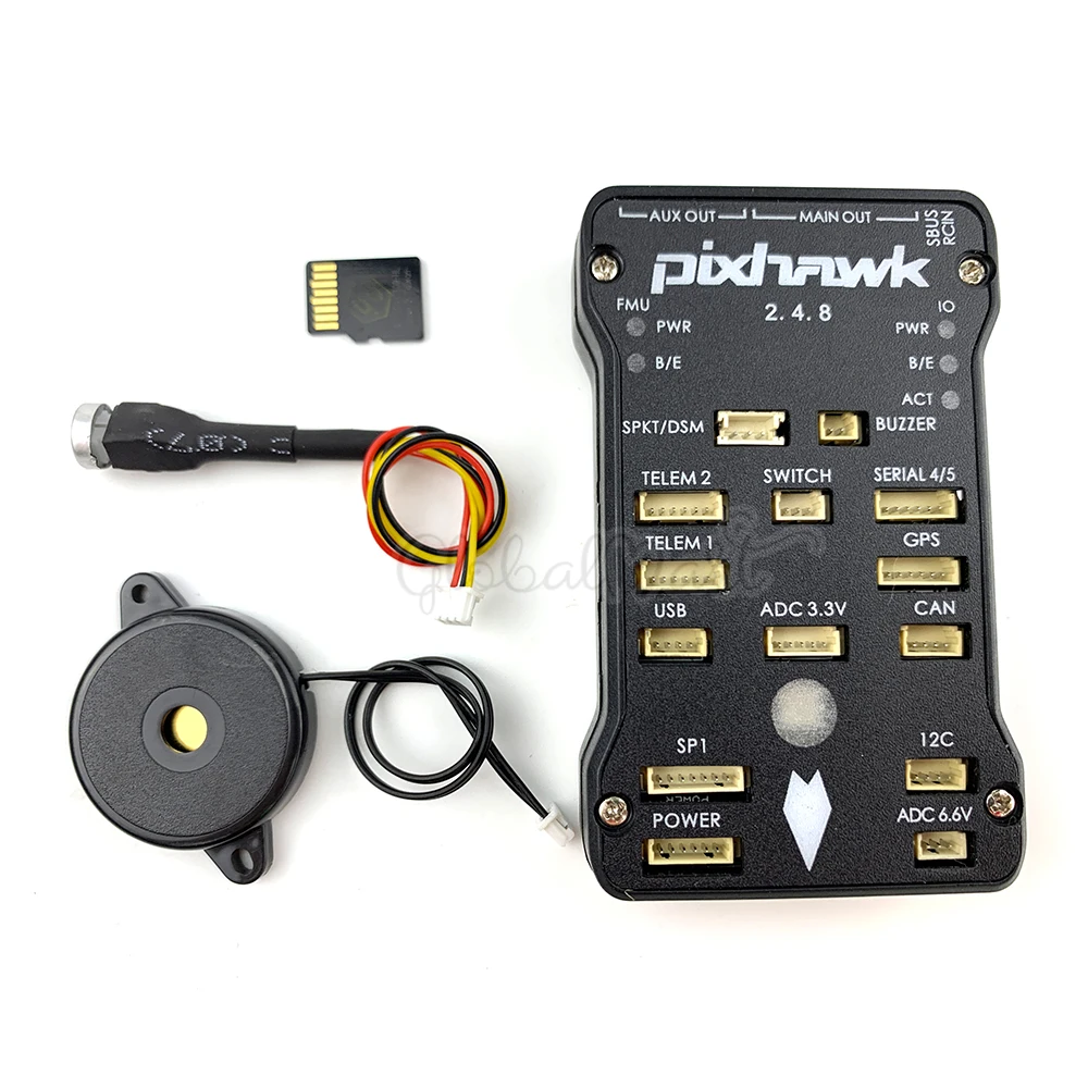Pixhawk PX4 PIX 2.4.8 32 Bit Flight Controller 4G SD Safety Switch ...