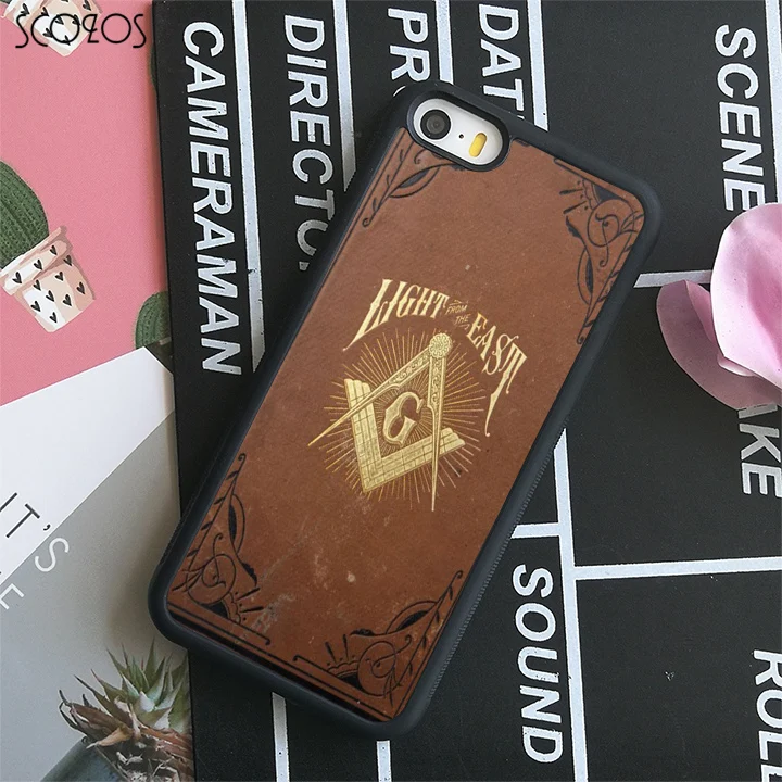 SCOZOS Masonic (10) phone case cover for iphone X 4 4s 5 5s Se 5C 6 6s ...