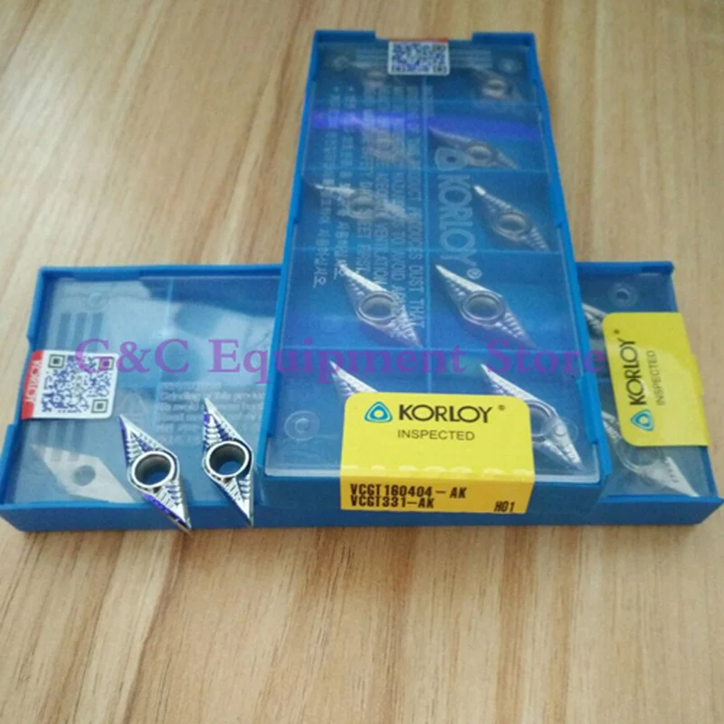 ORIGINAL CNC TURNING TOOL VCGT160404 AK H01 CARBIDE INSERTS VCGT160404AK H01|insert carbide ...