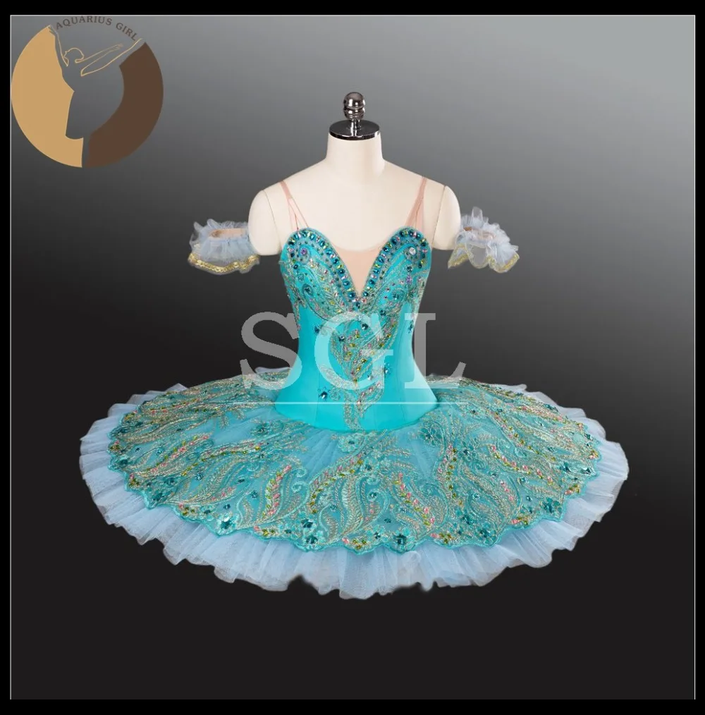 2017 Adult Classical Ballet Tutu Ballet Pancake Green Color Fairy ...