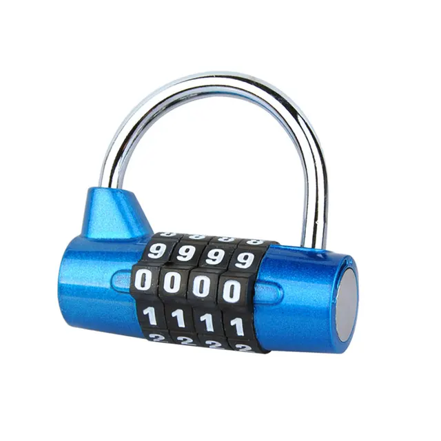 Digital cipher lock Combination Cabinet PadLock Black/Silver Keyed Zinc ...