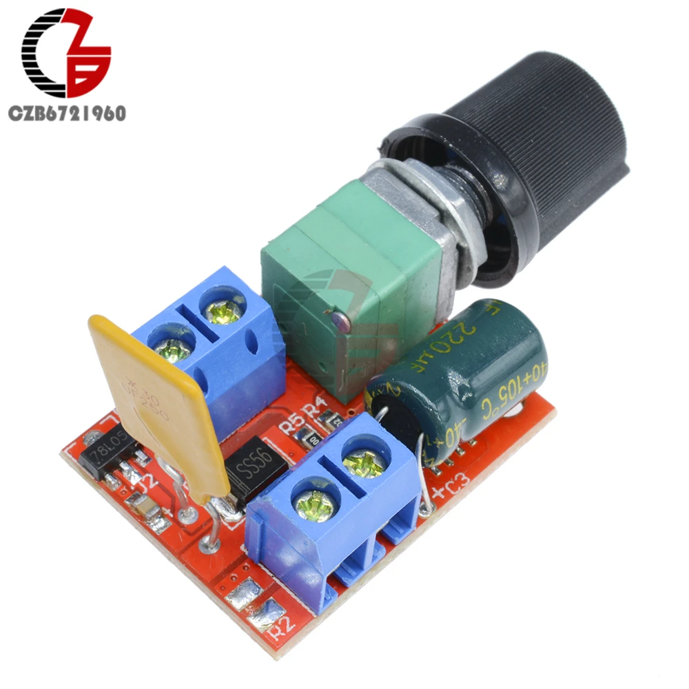 5A-Voltage-Regulator-Mini-PWM-DC-Motor-Speed-Controller-3V-35V-Speed ...
