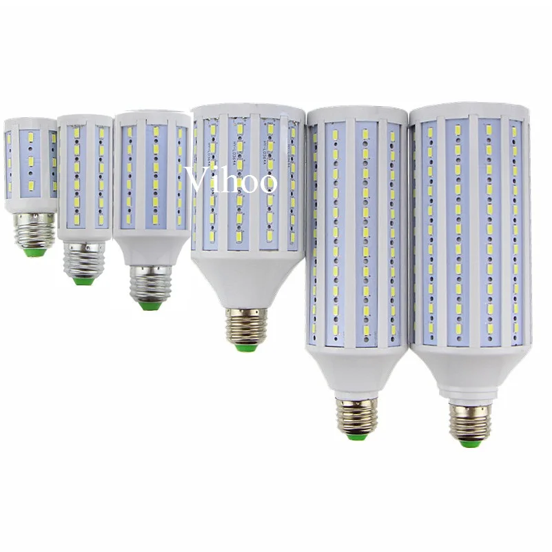 Bombilla LED mazorca, nueva lámpara con boquilla E27, B22 o E40, de 7W, 12W, 15W, 25W, 30W, 40W ...