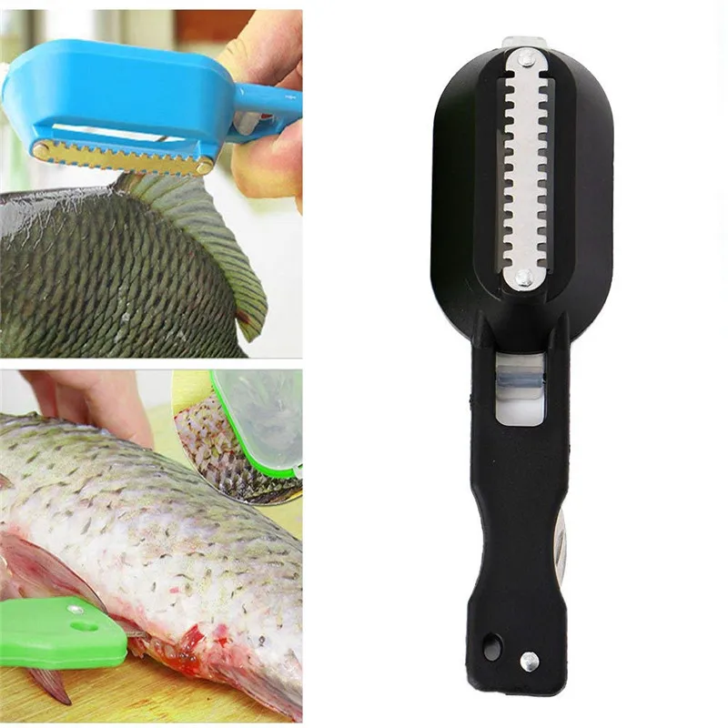 Fish Scale Cleaner Skin Steel Skin Scraper Brush Shaver Remover ...