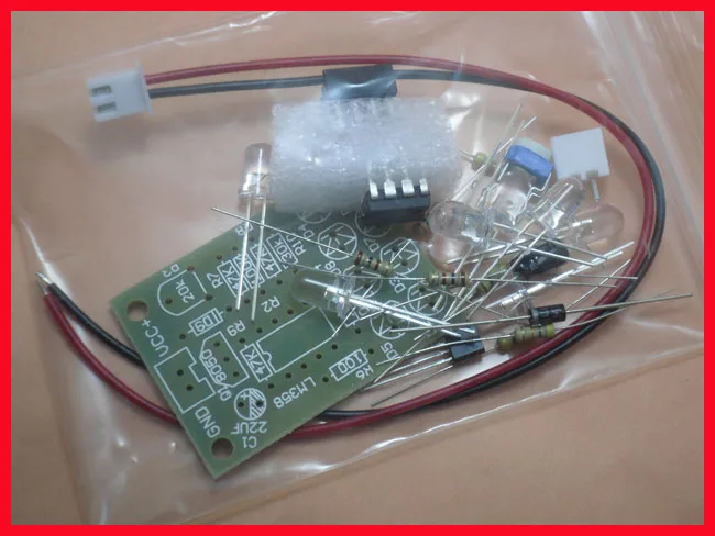 LM358-DIY-Electronic-KIT-5mm-8-Blue-LED-LM358-Breathe-Breathing ...