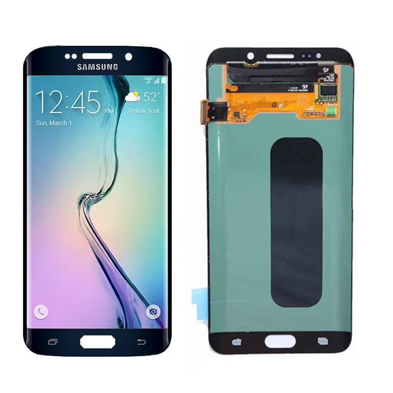 Супер AMOLED дисплей для samsung Galaxy S6 Edge G925 G925F для S6 Edge ...