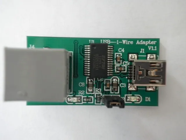 1-Wire universal programmer (DS9097/DS9490) DS2502 programmer