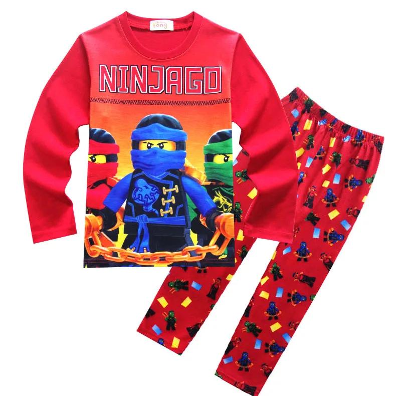 Children Clothes Kids Clothing Boys Pajamas Sets Ninja Ninjago Movie ...