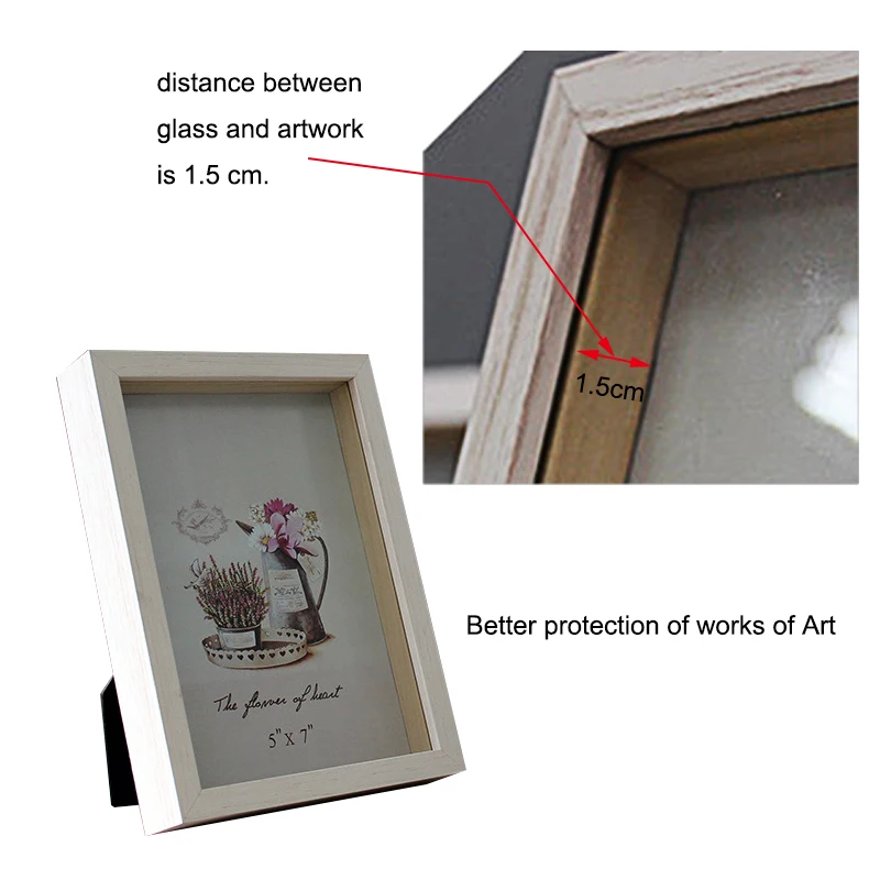 Wood Photo Frame Retro Style Classic Nordic Picture Frame Photo 6 7 8 ...