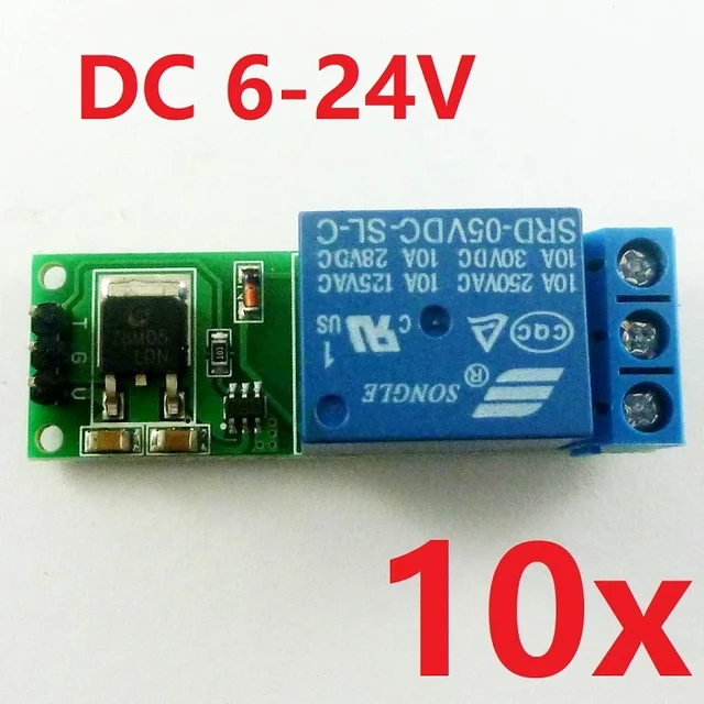 10Db 5 V 6V 9V 12V 24 Flip-Flop Retesz Relé Modul Biste Önzáró ...