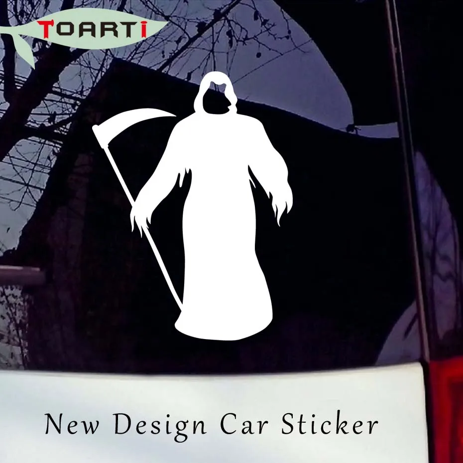 11.2*15.4cm The Grim Reaper Car Sticker Halloween Vinyl Truck Window ...