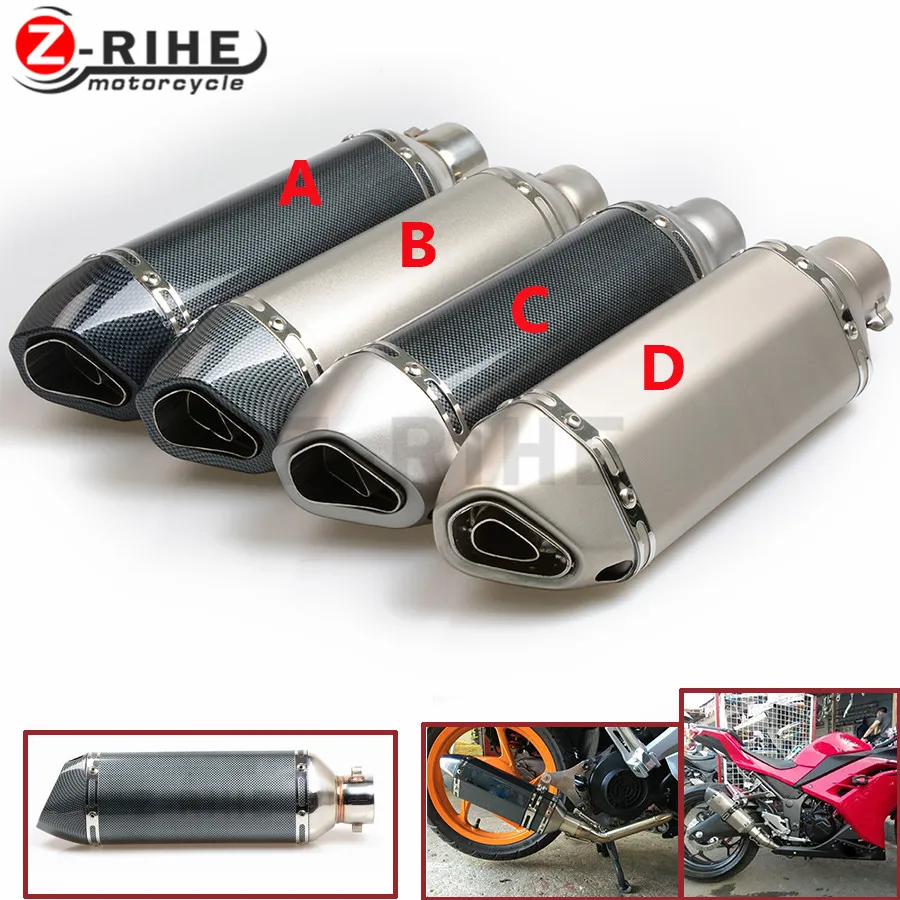 For Universal 36 51mm Exhaust Pipe Modified Motorcycle Exhaust Pipe