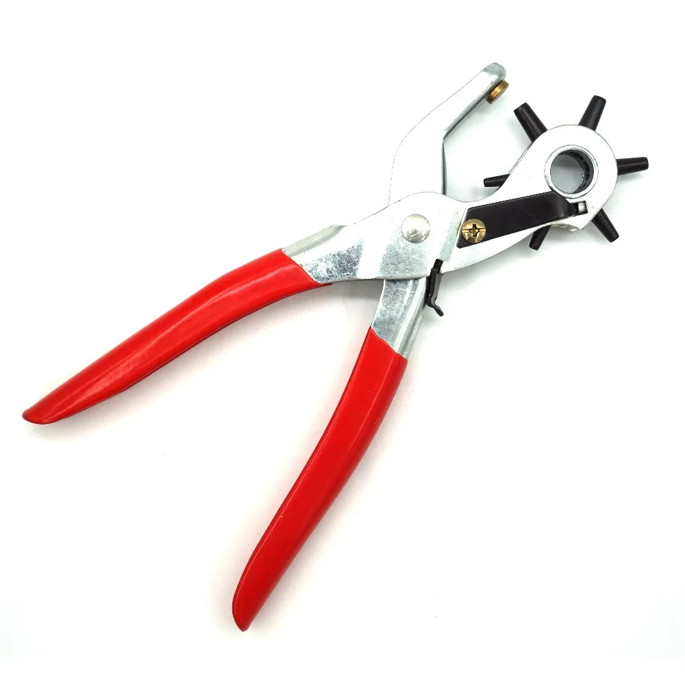 Portable Revolving Puncher Belt 6 Hole 2 4.5mm Puncher Leather Punchers ...
