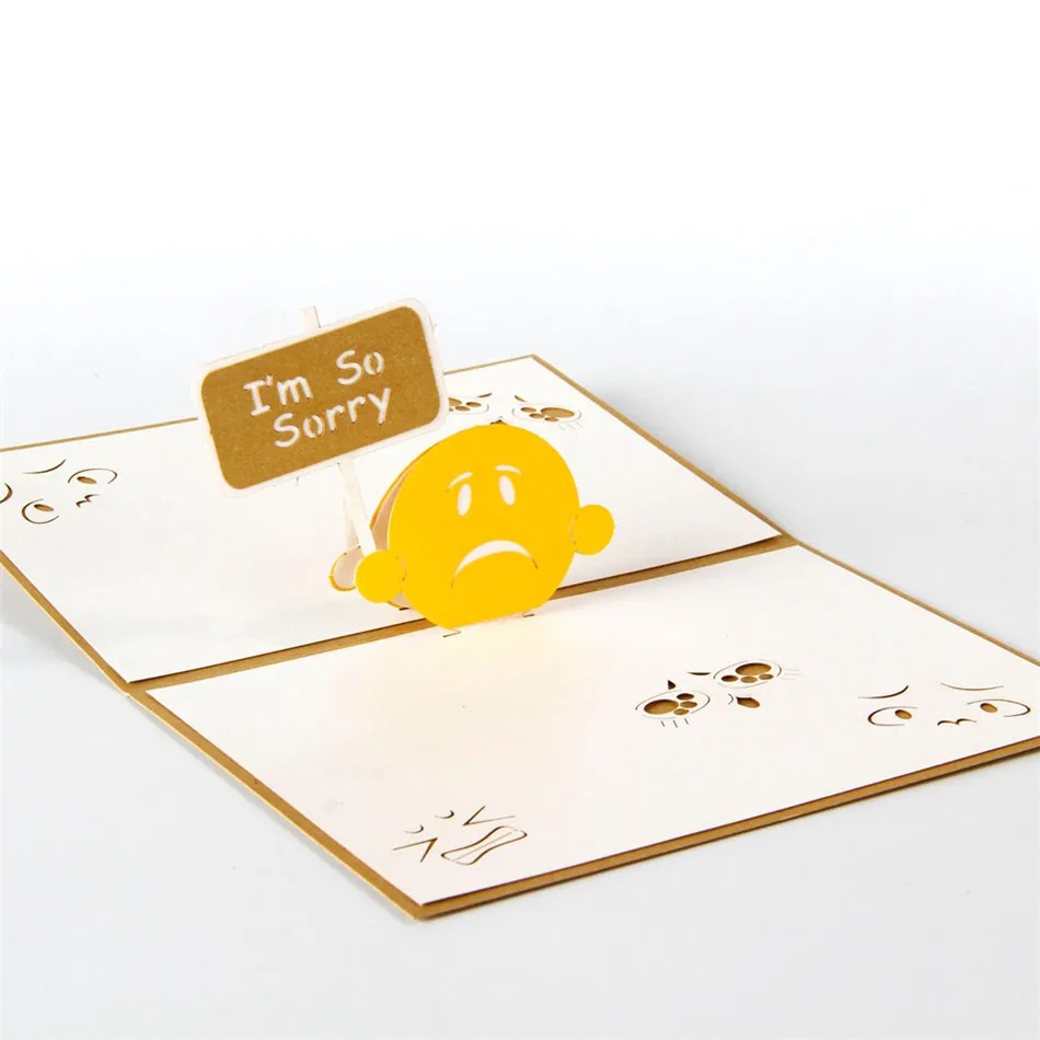 Handmade Vintage Sorry Card Paper & Party Supplies Blank Cards Greeting ...