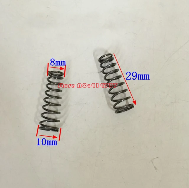 20pcs Steel conical coil spring 0.6/0.7mm wire conical sprial ...