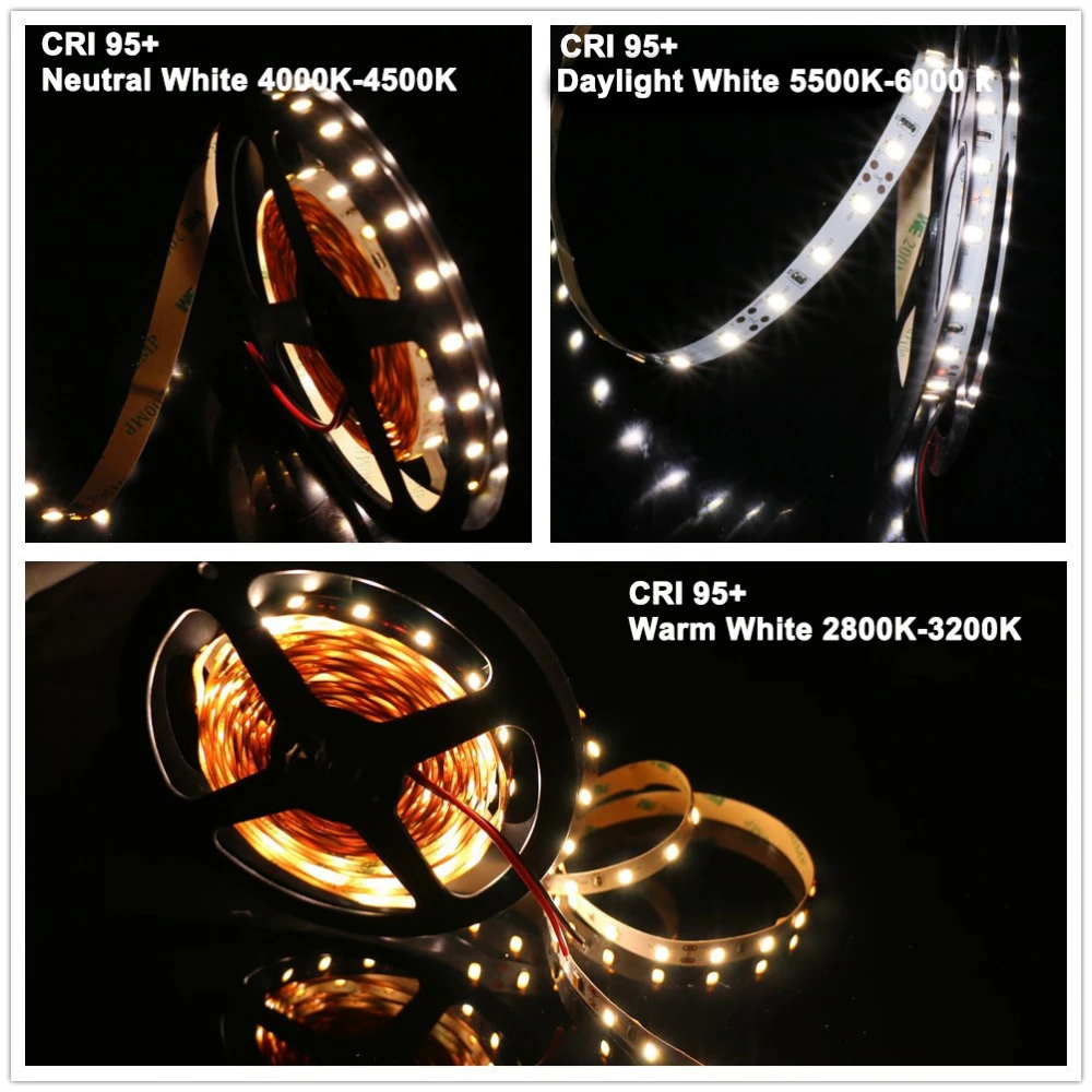 High Cri Led Strip White | Cri 95 Lighting Flexible | Cri 95 Led Strip ...