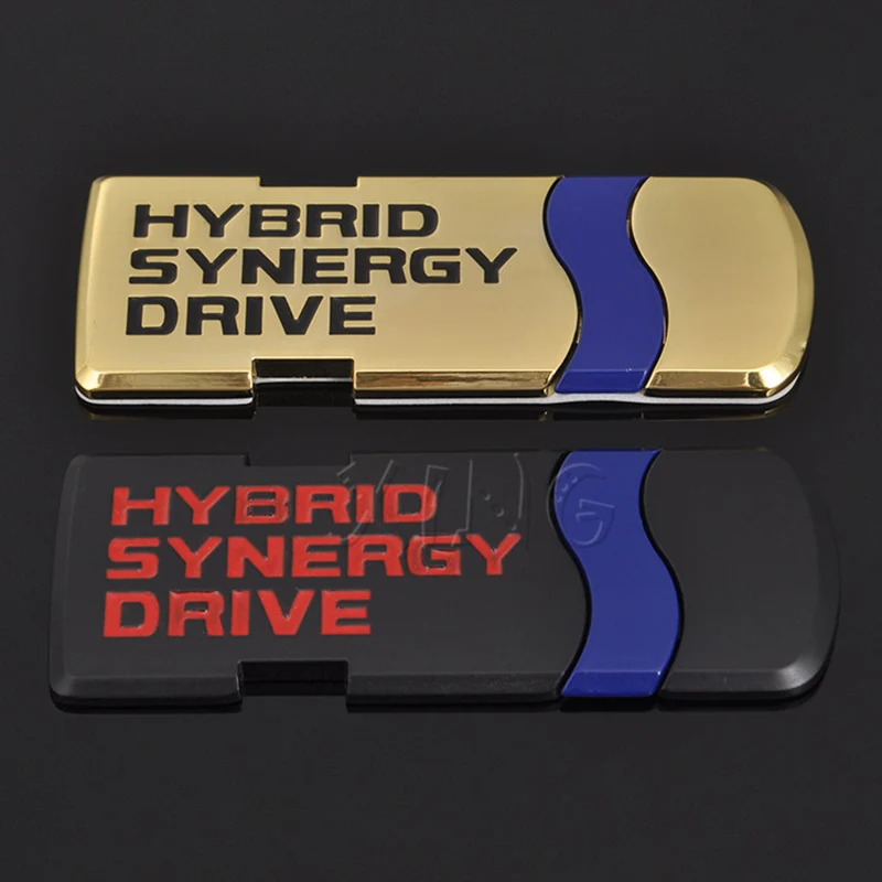 Car Sticker Emblem Auto Badge Decal For Toyota Hybrid Synergy Drive ...