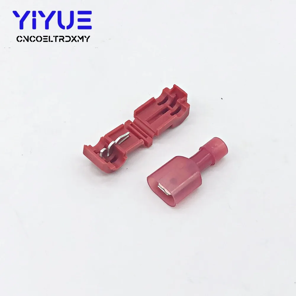 20PCS/10Pairs Male Spade & Lock Quick Splice Wire Connector Set Snap ...