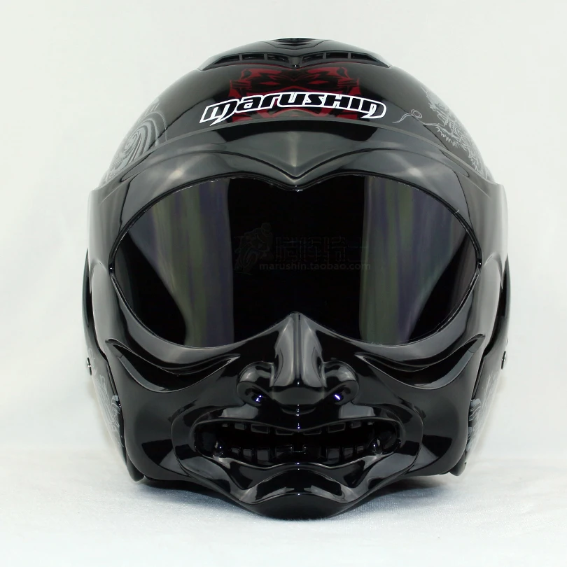 Hot sale MARUSHIN C609 ghost dual visor open face motorcycle helmet ...