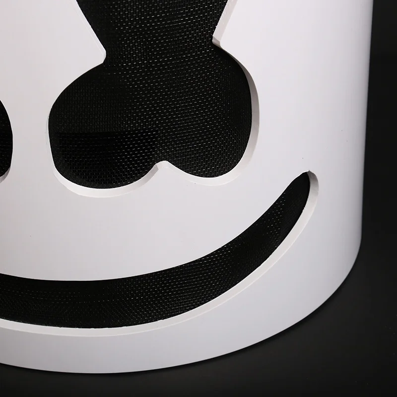 Flash Type!!!PVC Marshmallow Helmet DJ Marshmallow Mask Concert Props ...