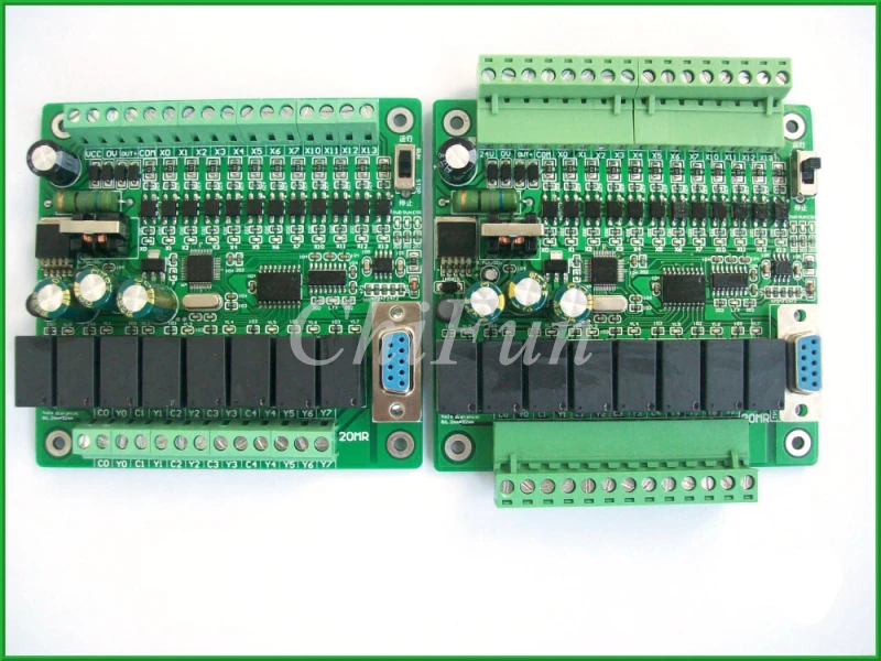 PLC industrial control board microcontroller control board programmable controller 20MR DC 24V ...