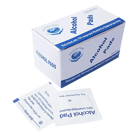 600 Pcs 3*6cm Disposable Alcohol Sterilized Tablets Wound Cleaning ...