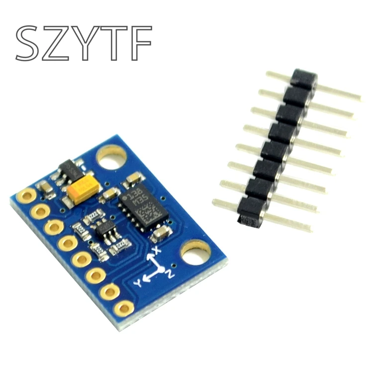Gy 511 Lsm303dlhc 3 Axis Acceleration Module 12bit Ad Converter 16 Digit Data Output In 5338