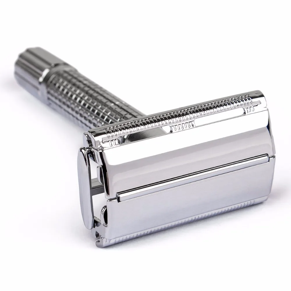 Super Men Double Edge Safety Razor Shaving Blade Handle & 1PC US Double ...