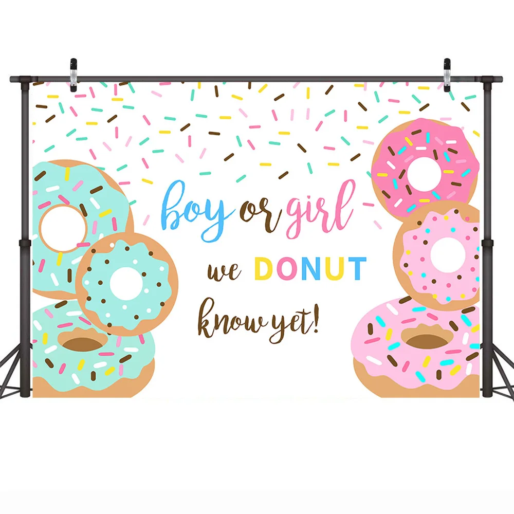 Gender Reveal Party Background for Photography Newborn Baby Shower ...
