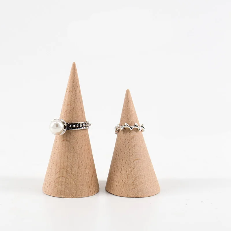 Ring Display Stand Oak Tree Ring Display Showcase Solid Wood Ring ...