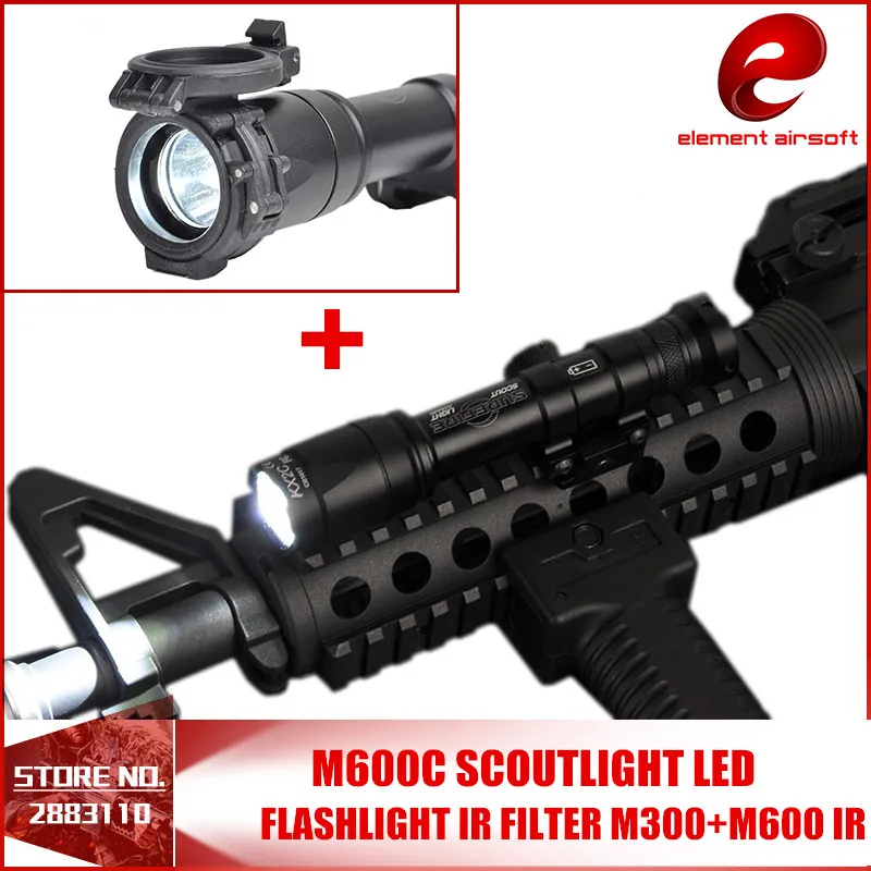 전술 Airsoft Surefir M600 M600B 무기 총 Lanterna 소총 Arma 손전등 권총 스카우트 라이트 토치 ...
