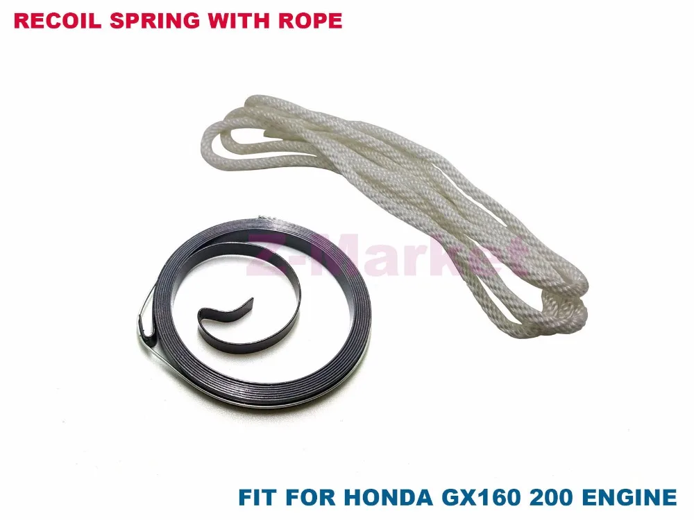 3PCS GX160 200 HONDA Engine Starter Recoil Spring With Rope for Pump ...