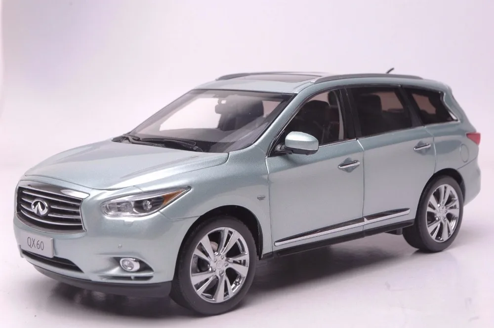 1:18 Diecast Model For Infiniti Qx60 2014 Silver Blue Suv Alloy Toy Car ...