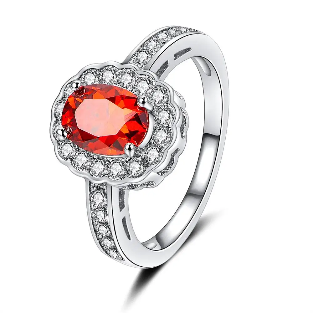 Modern Design Fashion Oval Office Career Special Cut Ring Wedding ...