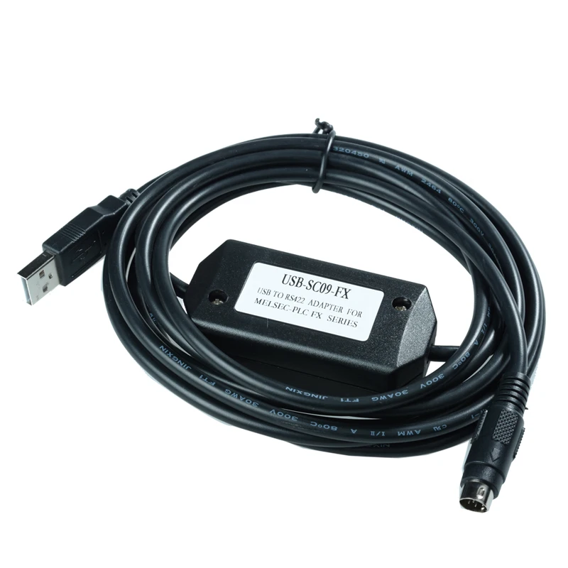 USB-SC09-FX Programming cable for MELSEC-FX PLC (FX1N/2N/3S/3G/3U),HAVE ...