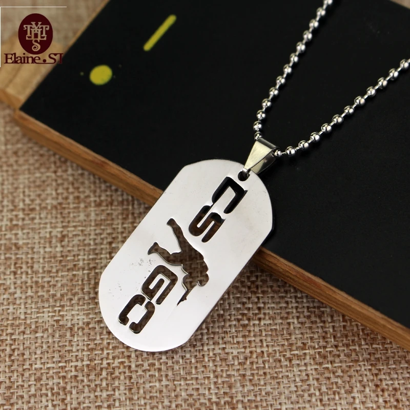 2016 New Stainless Steel Cs Go Necklace Counter Strike Name Tag Pendant ...