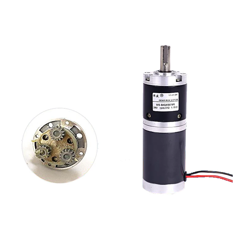 Permanent magnet DC planetary gear motor / 12V high torque speed motor ...