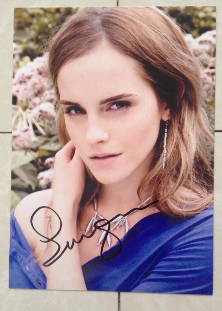 signed Emma Watson autographed original photo 5*7inches collection free ...