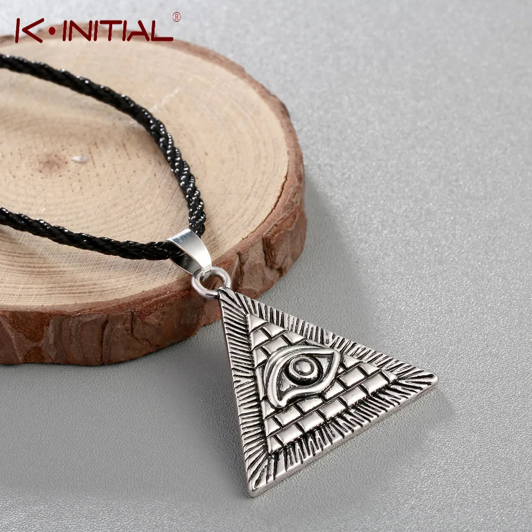 Kinitial Vintage EgyptพีระมิดAll Seeing Eye Illuminatiสร้อยคออียิปต์ ...