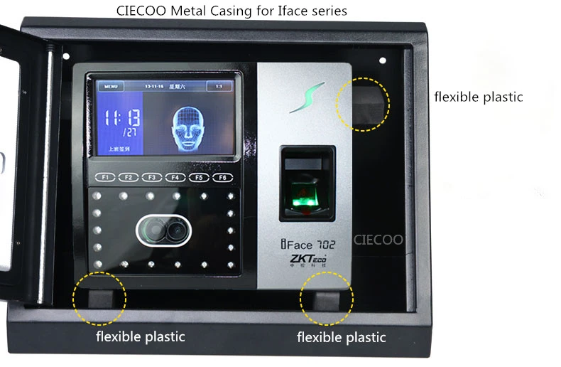 Metal Waterproof Casing For Biometric Zk Face Recognition Iface302 ...