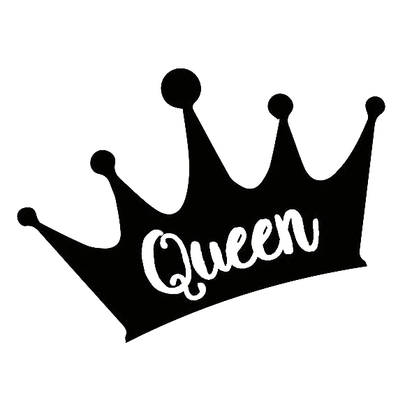 20cm wide Queen Crown Vinyl Car Decals Sticker Girls Car Decal ...