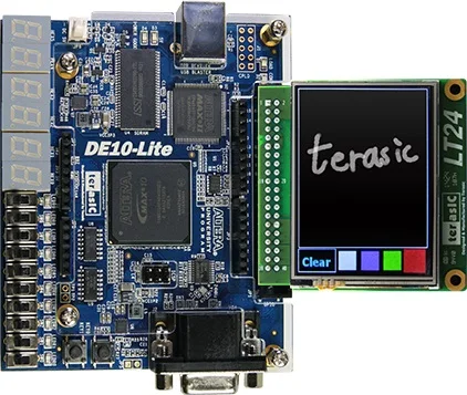 Altera max 10 fpga開発ボード,ロジックic 10m50daf484c7g DE10 LITE,arduino uno r3 ...