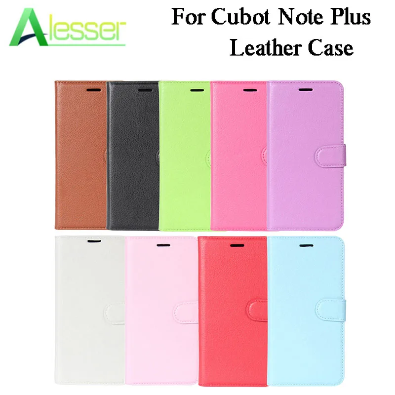 Alesser For Cubot Note Plus Leather Case Flip Genuine Leather Phone ...